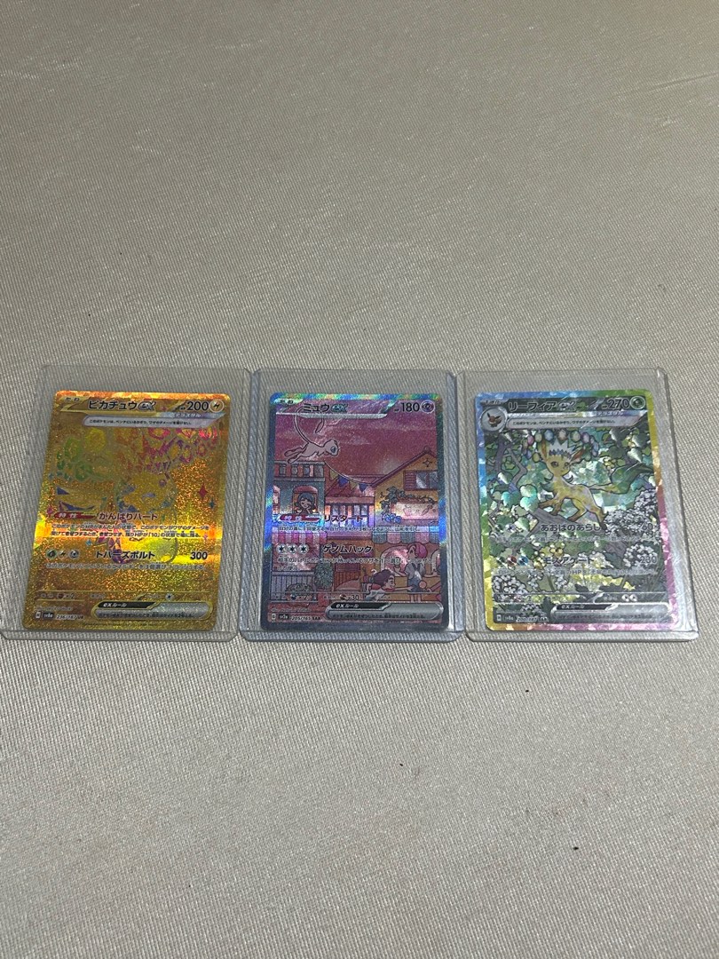 Leafeon SAR / PIKACHU UR / MEW SAR, Hobbies & Toys, Toys & Games on ...