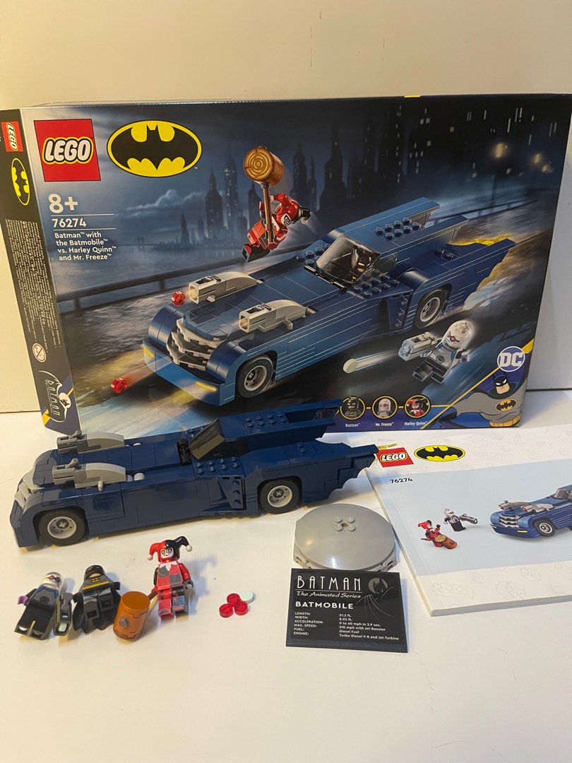Lego Marvel 76274 Batman with the Batmobile vs Harley Quinn and Mr ...