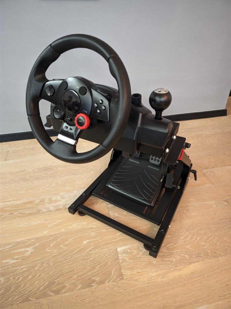 Logitech Driving Force GT (DFGT) + Steering Wheel mount stand, Video ...