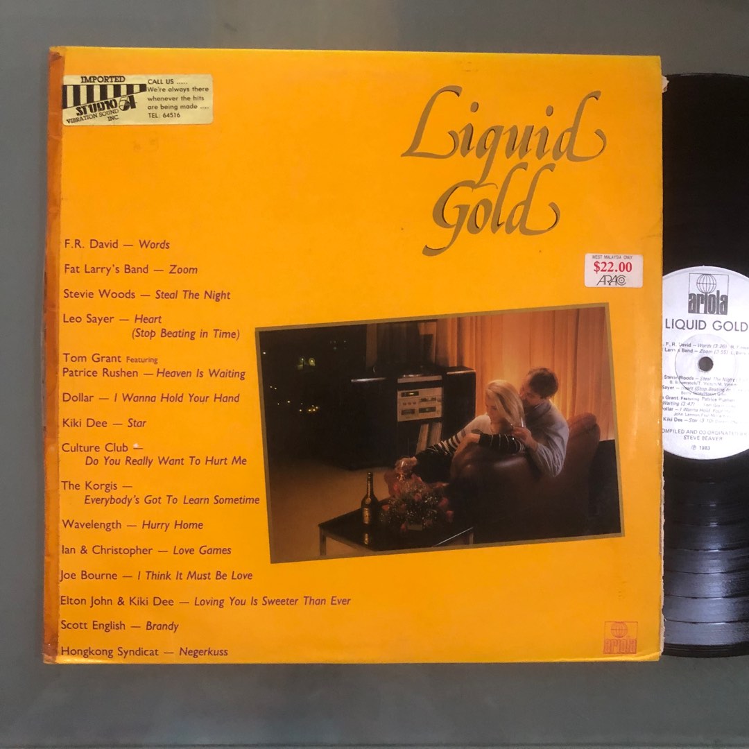 Lp - Liquid Gold (Various Artists), Hobbies & Toys, Music & Media ...