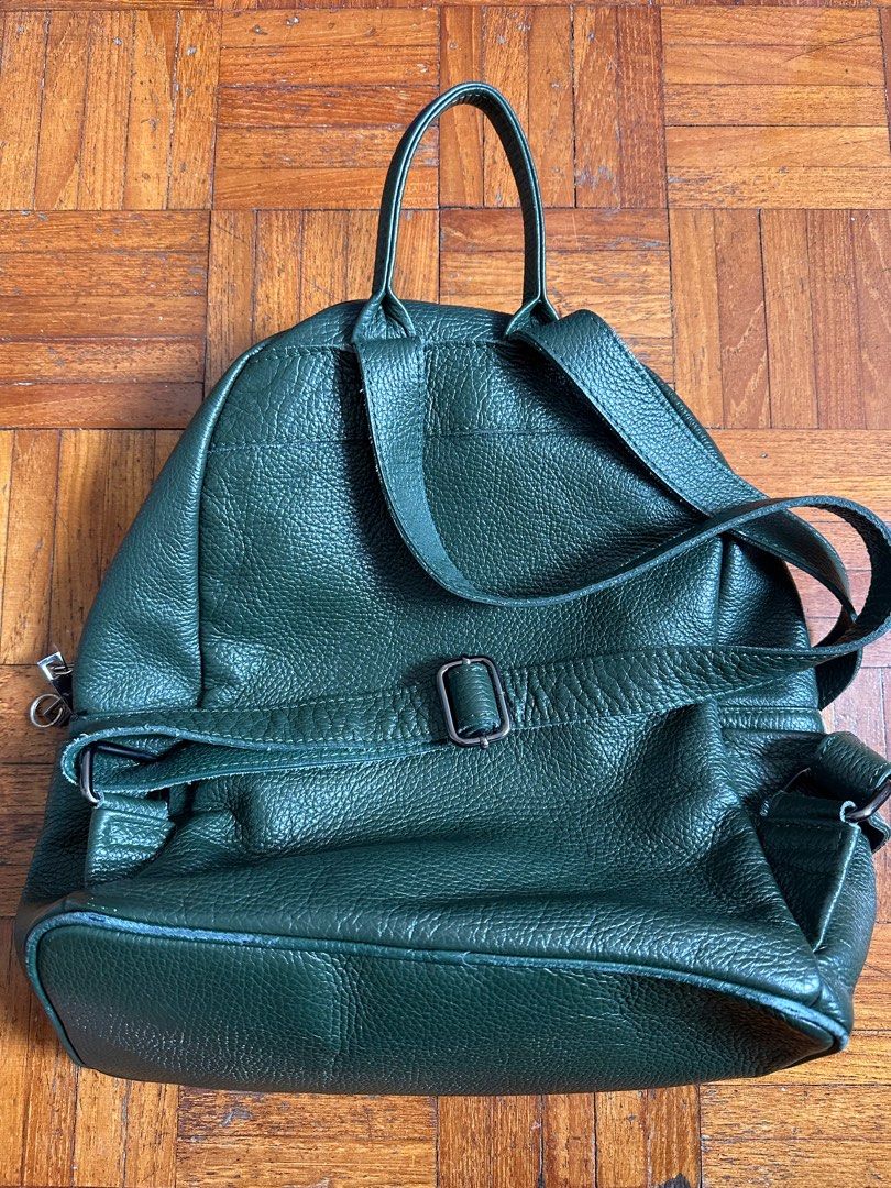 Made in Italy Leather Backpack, Luxury, Bags & Wallets on Carousell