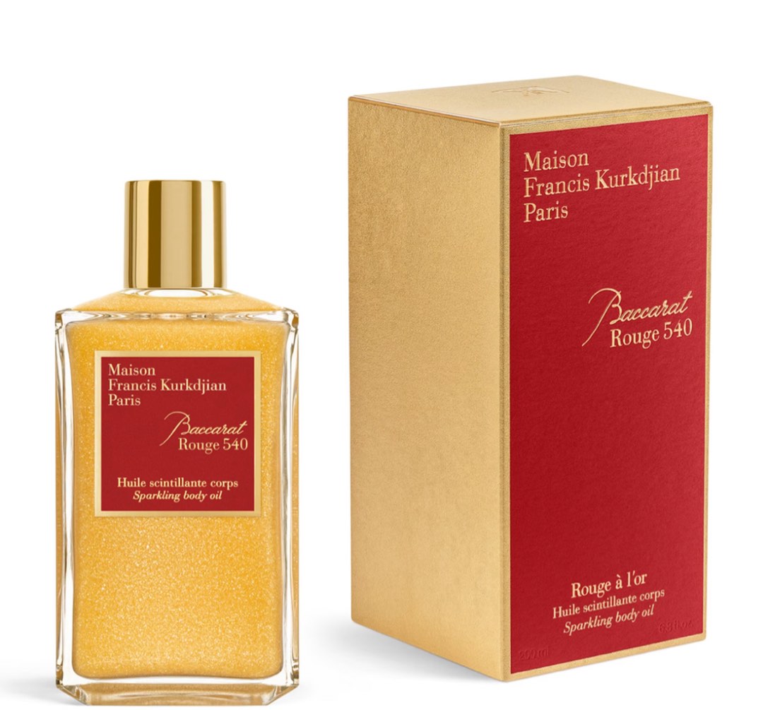 MAISON FRANCIS KURKDJIAN Baccarat Rouge 540 Sparkling Body Oil 200ml ...