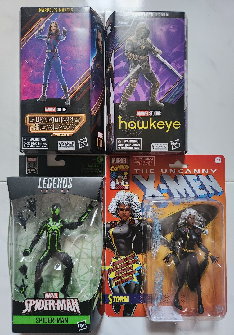 Marvel Legends Mantis , Hawkeye Ronin , Big Time Spiderman , X-Men ...