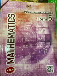 PELANGI MATHEMATICS/MATEMATIK FORM 5/TINGKATAN 5, Hobbies & Toys, Books ...