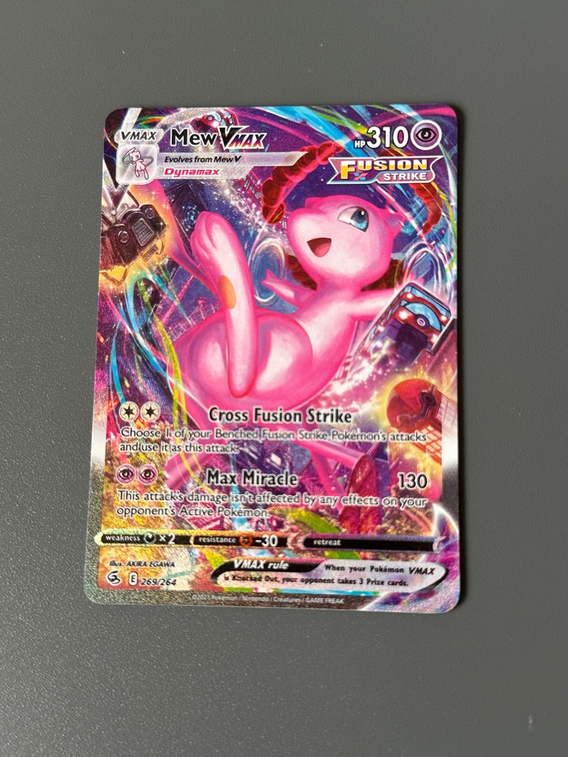 Mew Vmax Alternate Art | Pokemon Full Art | Pokemon Cards | Fusion Strike | Espeon | Gengar ...