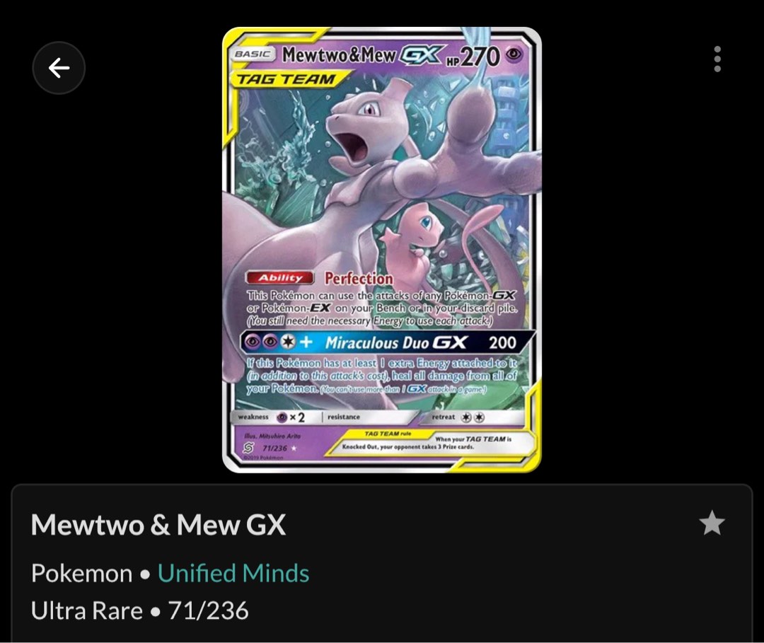 Mewtwo & mew tag team - unified minds sun & moon pokemon, Hobbies ...