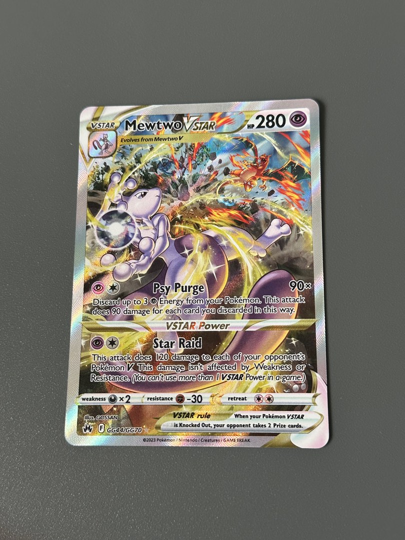 Mewtwo Vstar Alternate Art | Charizard | Pokemon Cards | Crown Zenith ...