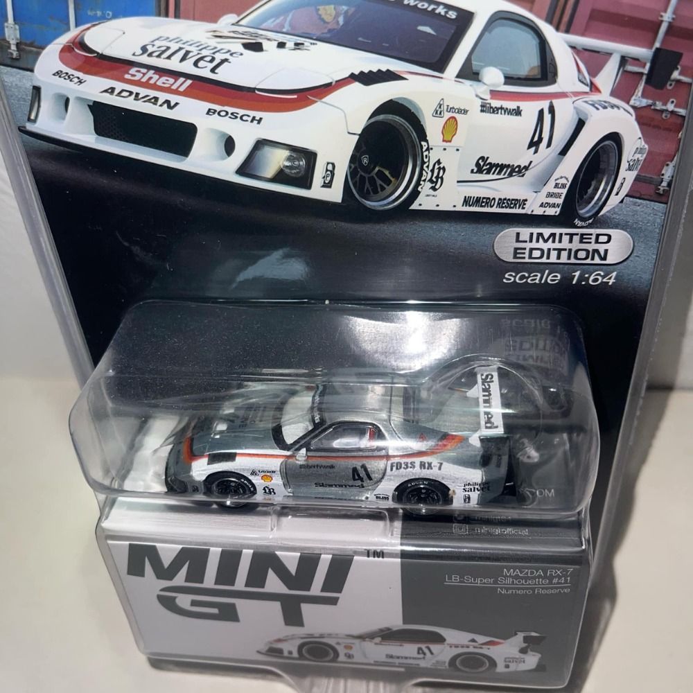 Mini GT 1/64 Scale CHASE Version MAZDA RX-7 LB-Super Silhouette #41 ...