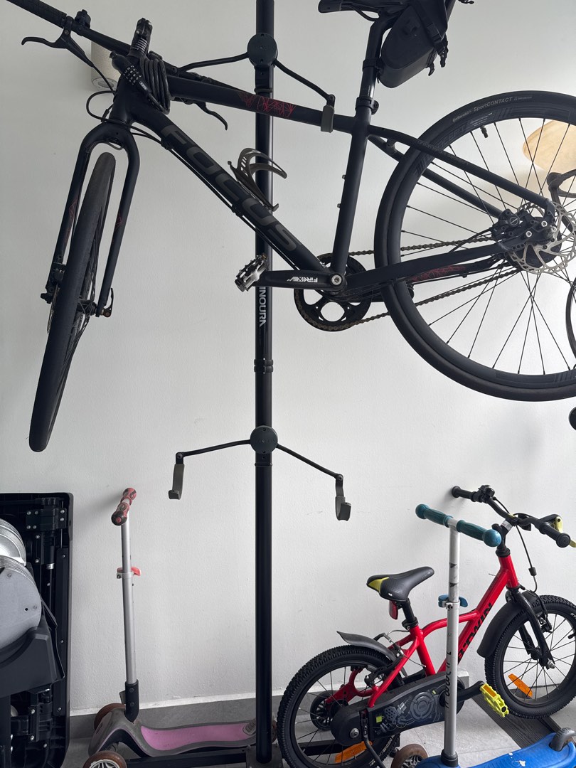 Minoura free standing double bike stand, Sports Equipment, Bicycles ...