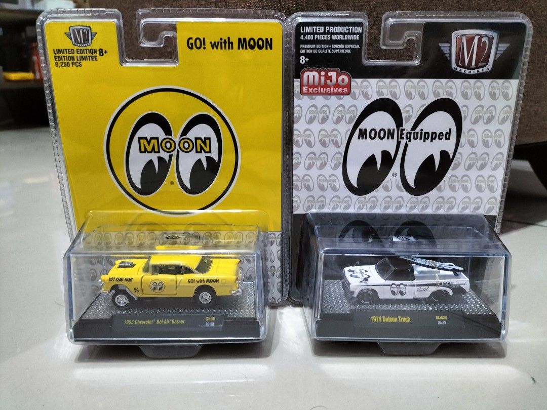 Mooneyes Moon Equipped Chevrolet Bel Air Gasser Datsun Truck Hot Wheels ...