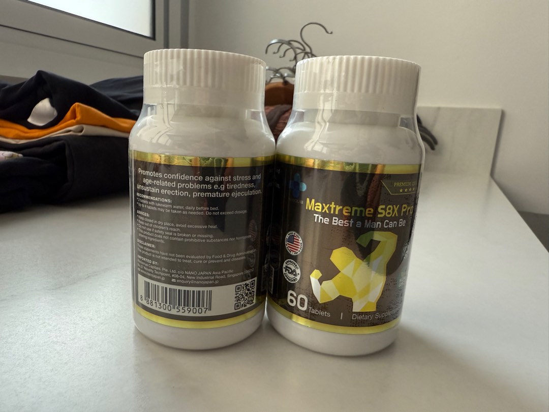 Nano Maxtreme S8X Pro Men Supplement, Health & Nutrition, Health ...