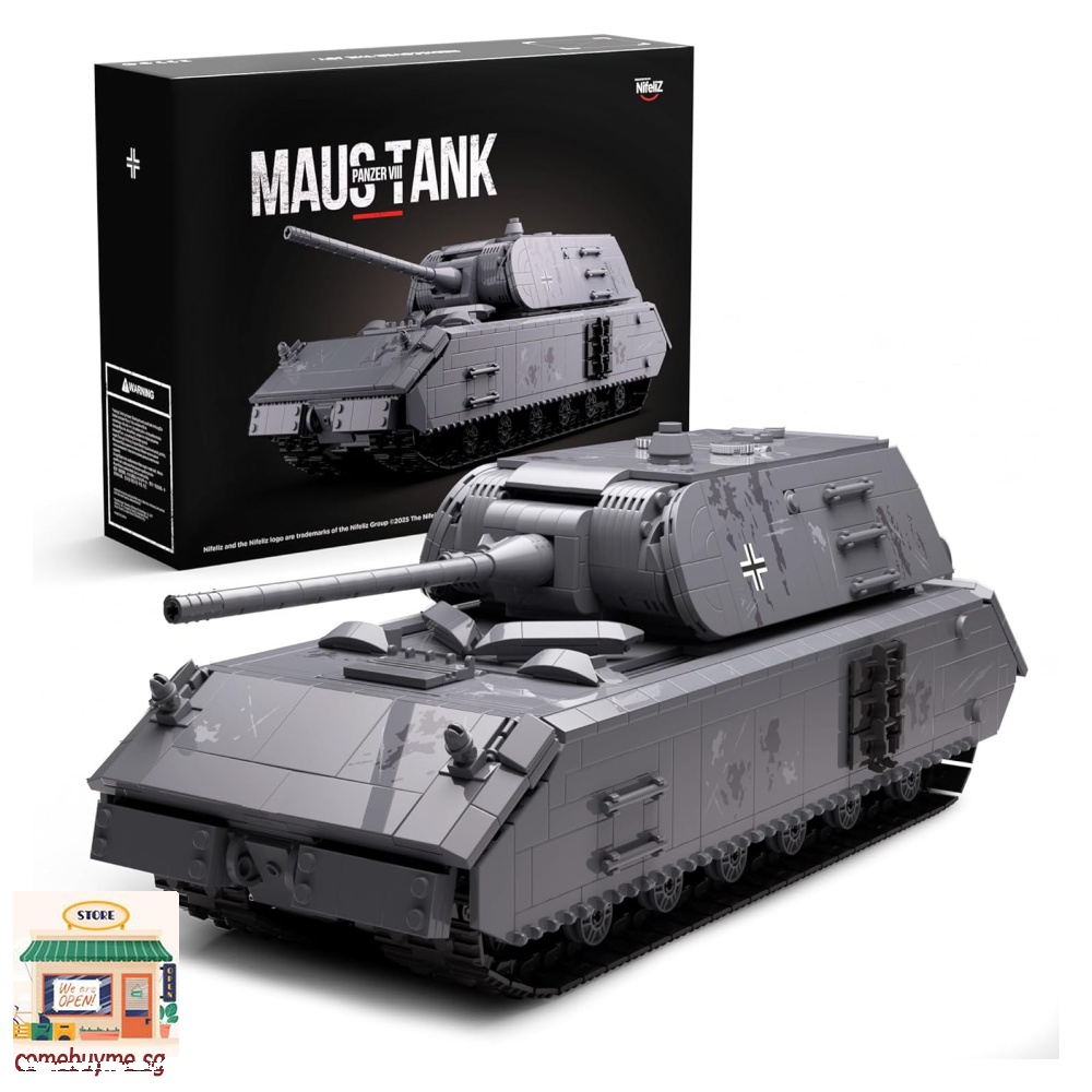 Nifeliz VIII Mouse Tank Model Construction Toy Set, WW2 Military Tank ...