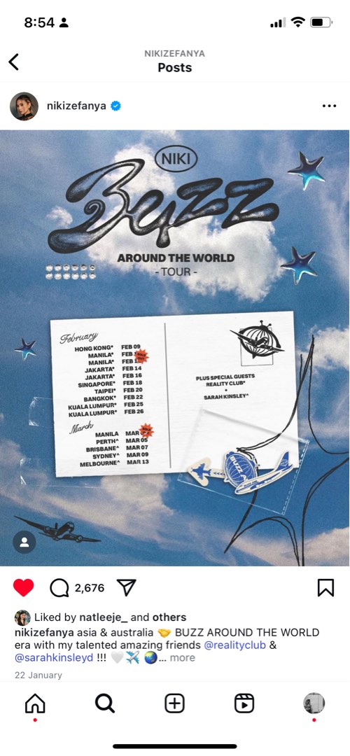 Niki Buzz Around The World Tour, Tickets & Vouchers, Event Tickets on ...
