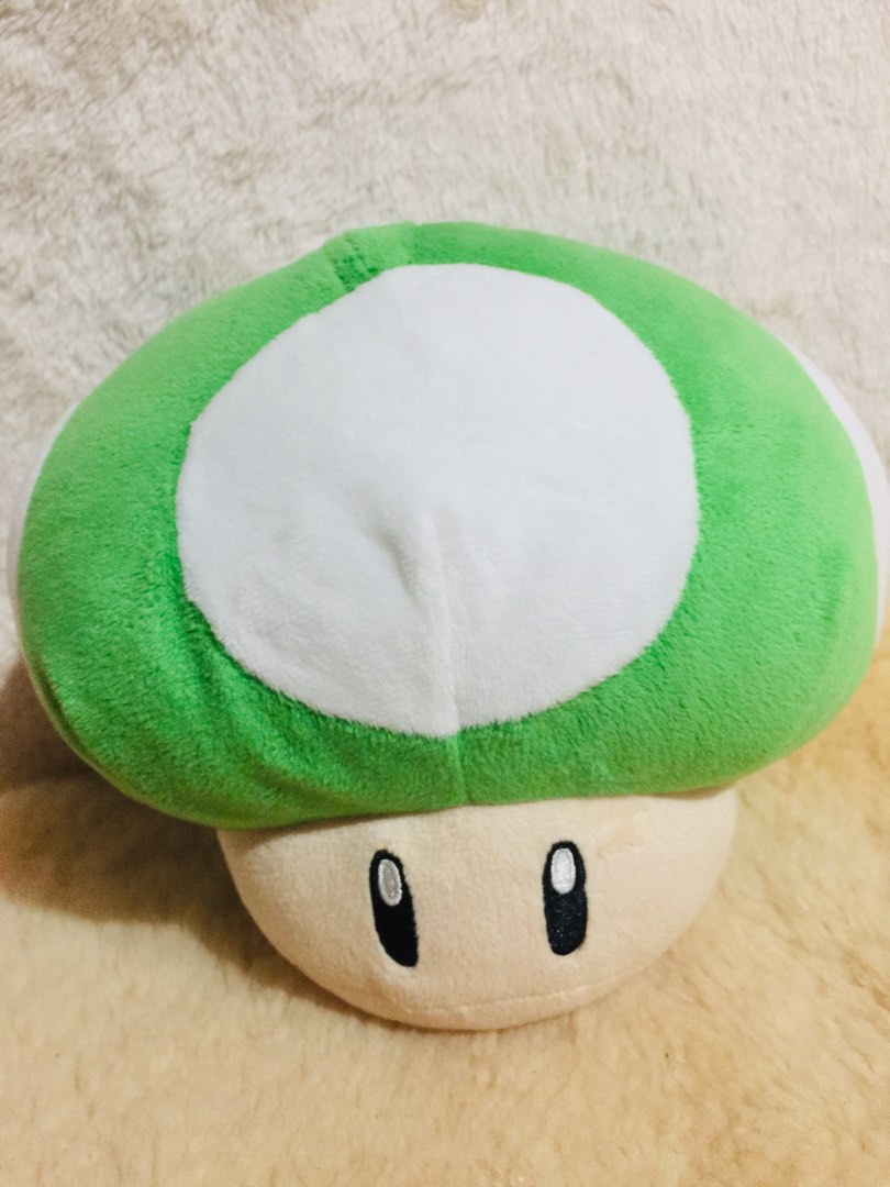 NINTENDO Super Mario green mushroom, Hobbies & Toys, Toys & Games on ...