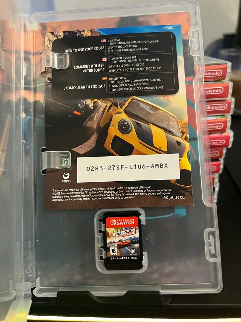 Nintendo Switch Gear Club 2 Unlimited Porsche Edition, Video Gaming ...