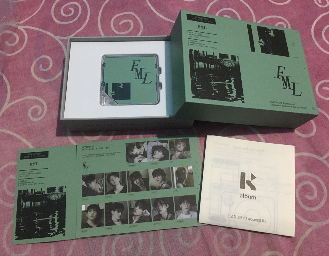 Official Album FML Seventeen Kit Version, K-Wave di Carousell