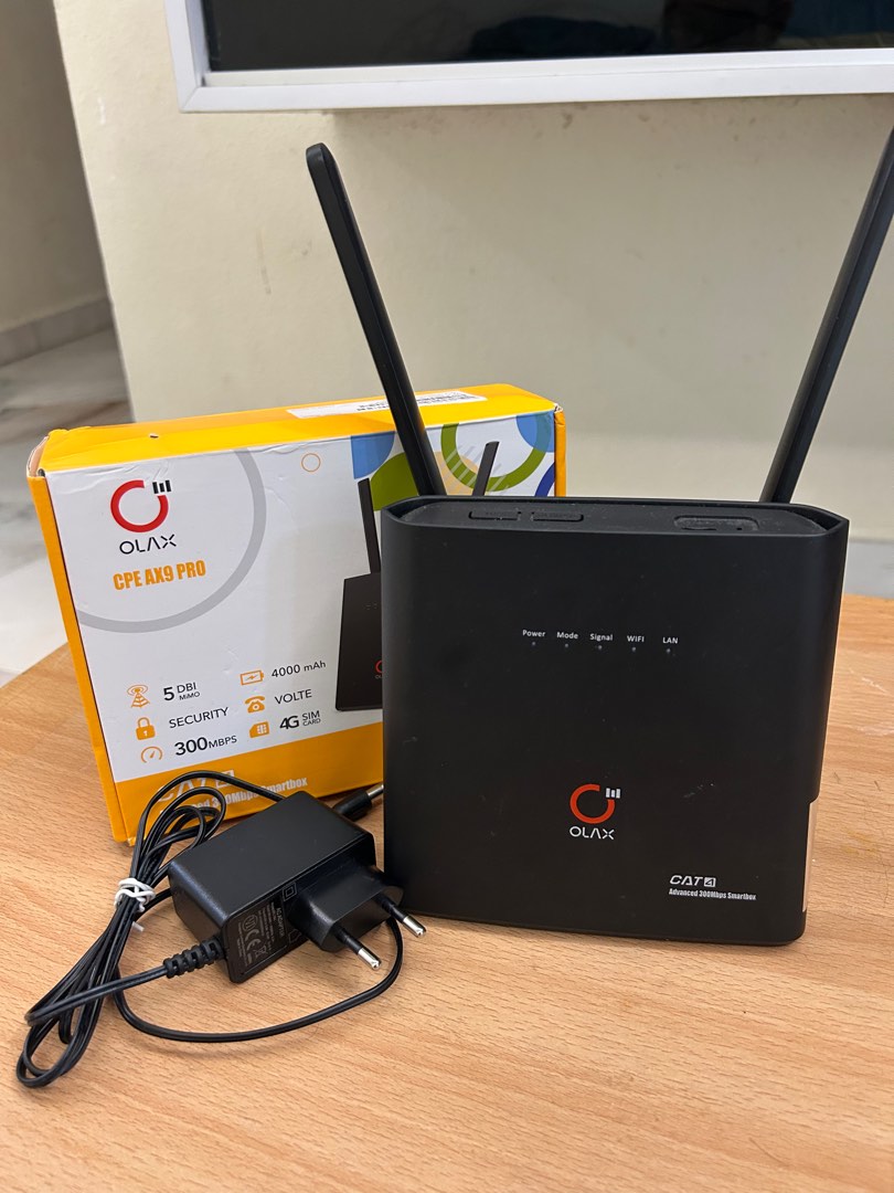 Sim Router Modem Olax AX9 Pro Modified, Computers & Tech, Parts ...