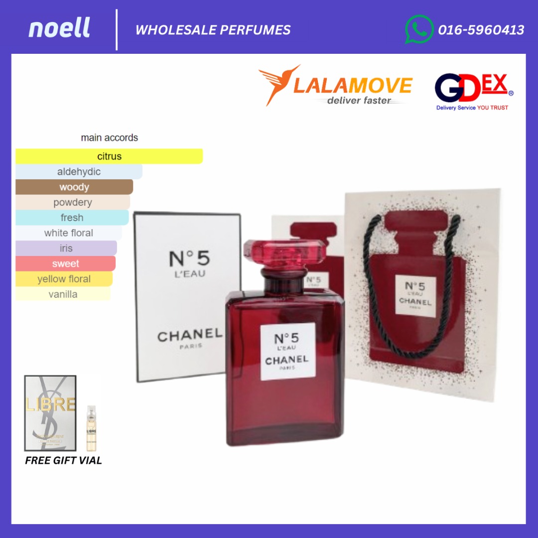 [ORIGINAL] AUTHENTIC READY STOCK CHANEL N5 L'EAU EDT 100ML PERFUME FOR ...