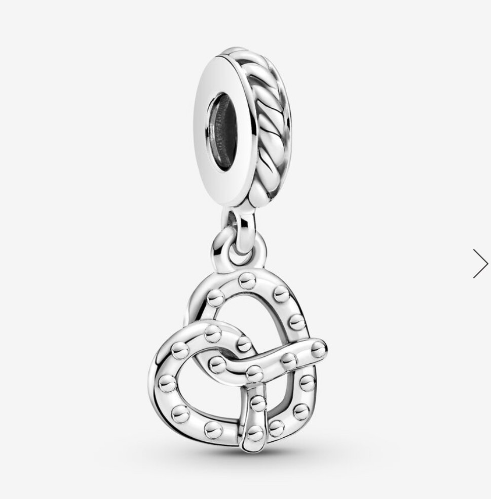Pandora Pretzel Dangle Charm, Women's Fashion, Jewelry & Organisers ...