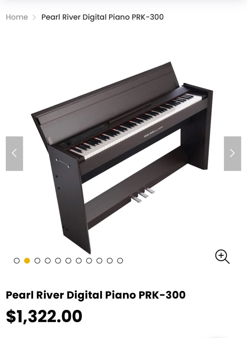Pearl River Digital Piano PRK-300, Hobbies & Toys, Music & Media ...