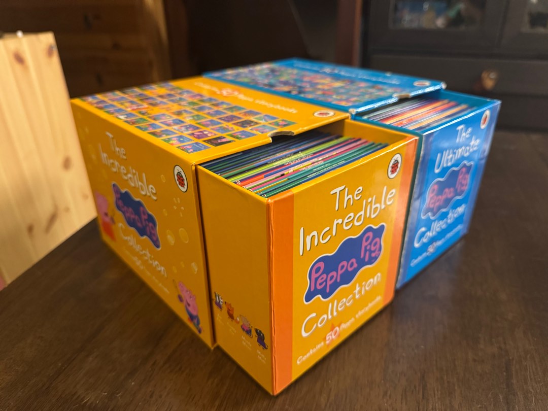 Peppa Pigs 2 Boxsets books 盒裝 書 全套 兩盒, 興趣及遊戲, 書本 & 文具, 小說及非小說 - Carousell