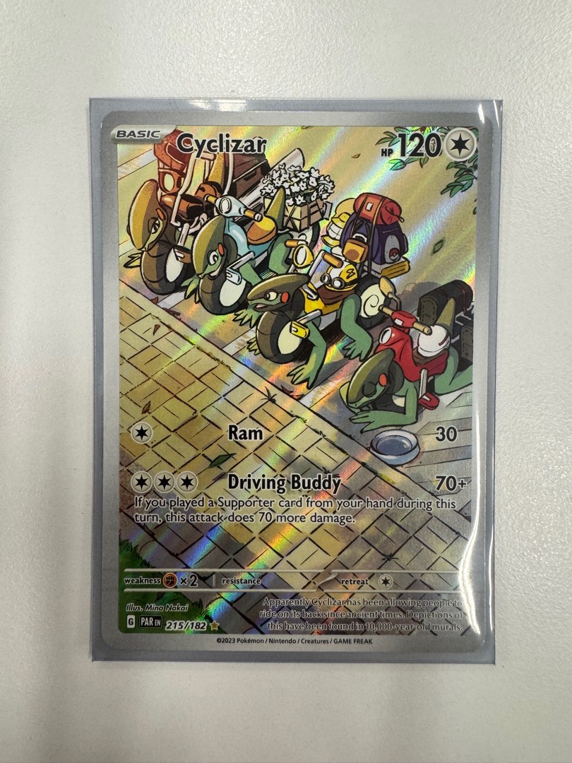 Pokemon Card - Paradox Rift - Cyclizar, Hobbies & Toys, Toys & Games on ...
