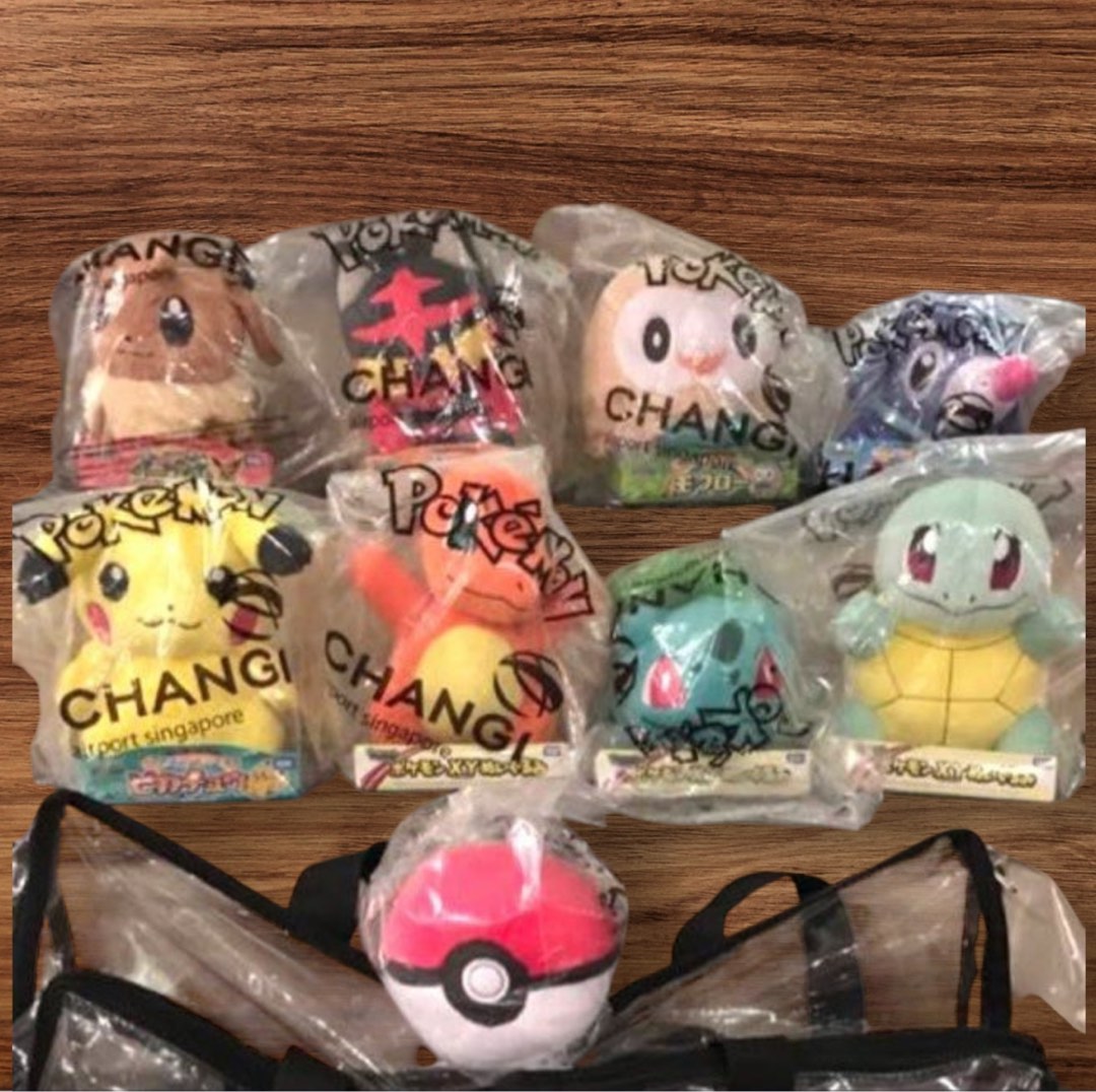 Pokemon Plush Set Official Changi Sealed NEW, Hobbies & Toys, Toys ...