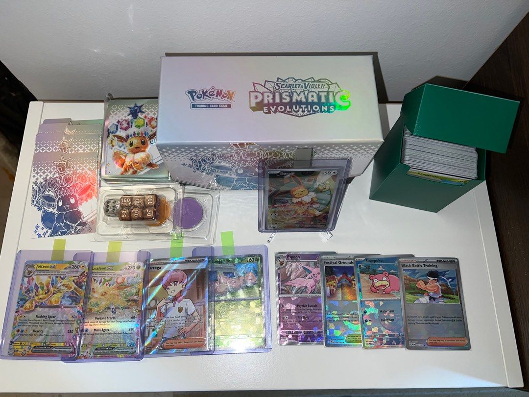 POKEMON PRISMATIC EVOLUTION ETB [WHOLE SET OPENED TAKE ALL], Hobbies ...