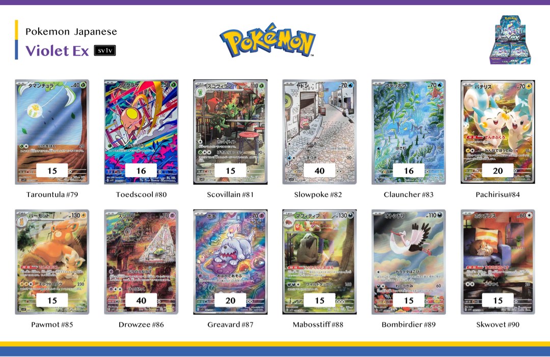 Pokemon Violet Ex sv1v AR, Hobbies & Toys, Collectibles & Memorabilia, Stamps & Prints on Carousell