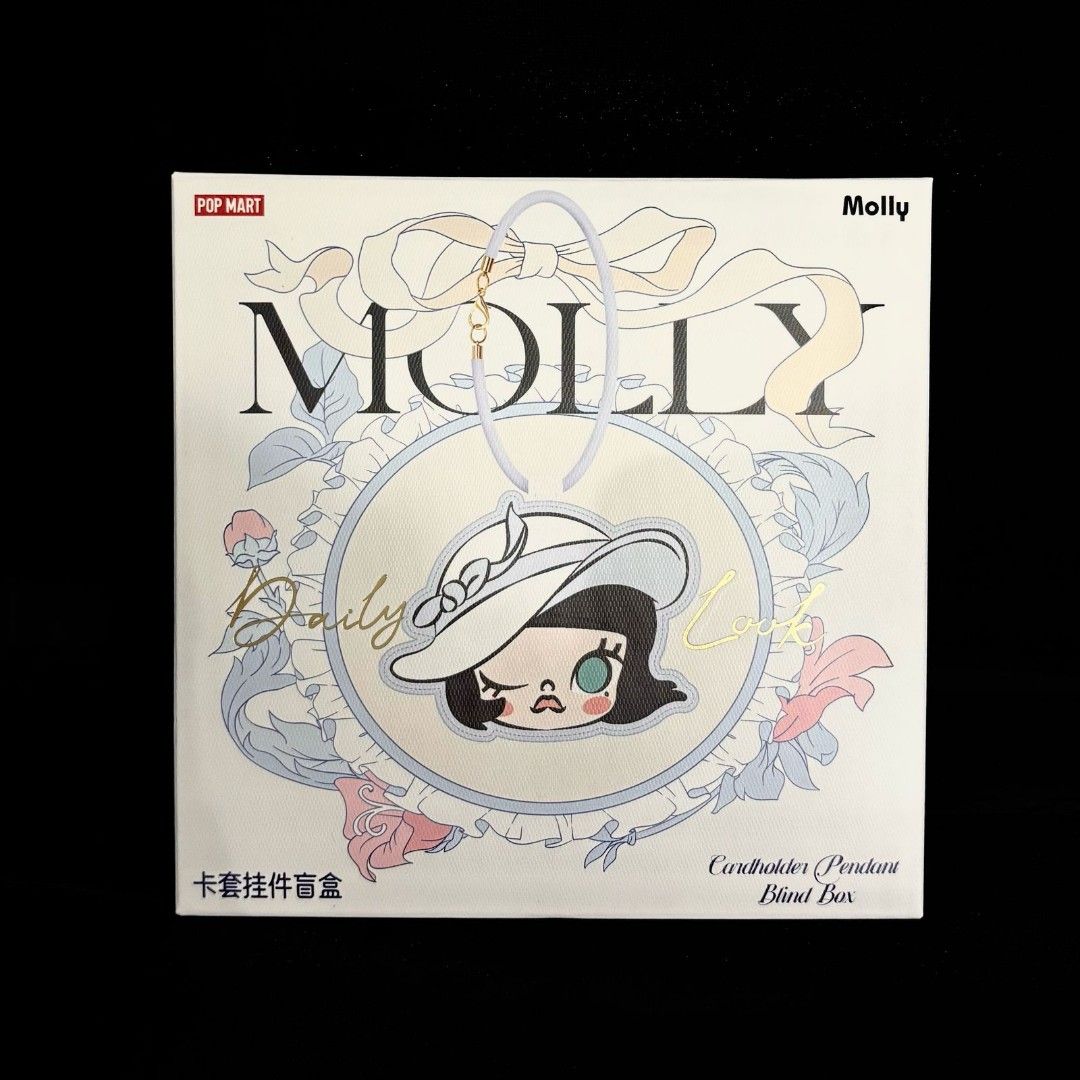 POP MART Molly Daily Look Series - Card Holder Pendant Blind Box ...