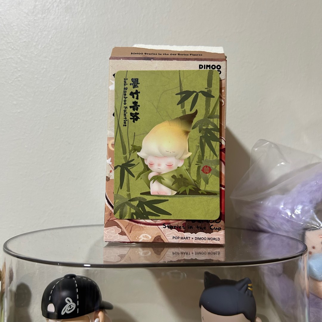 Popmart Dimoo Stories in the Cup Series - Ink Bamboo Painting (sealed ...