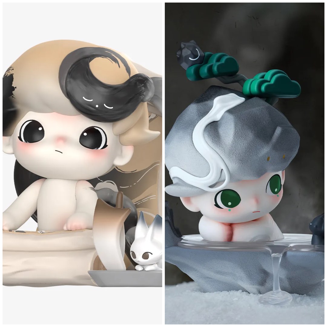 Popmart dimoo stories in the cup spring brings springtime / river ...