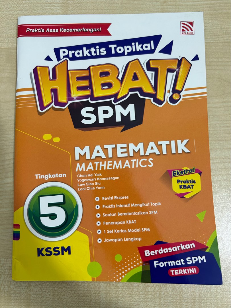 Praktis Topikal Matematik Form 5, Hobbies & Toys, Books & Magazines ...
