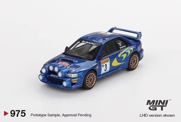 Preorders 1/64 Mini GT Subaru Imprezza WRX 22B WRC Monte Carlo Night ...