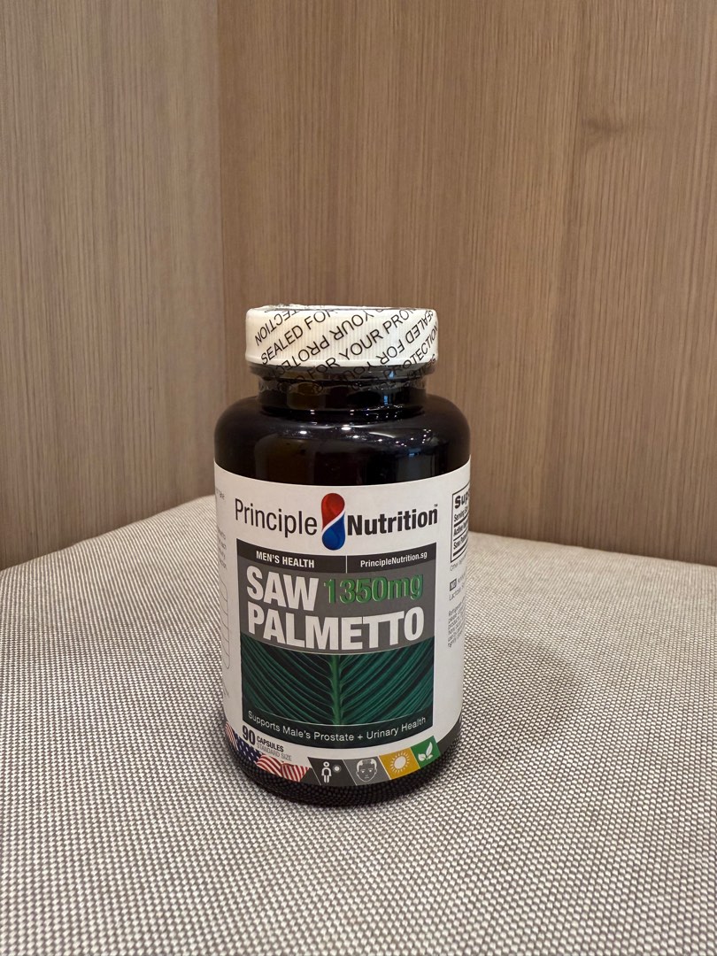Principle Nutrition Palmetto 1350mg 90 Capsules, Health & Nutrition ...