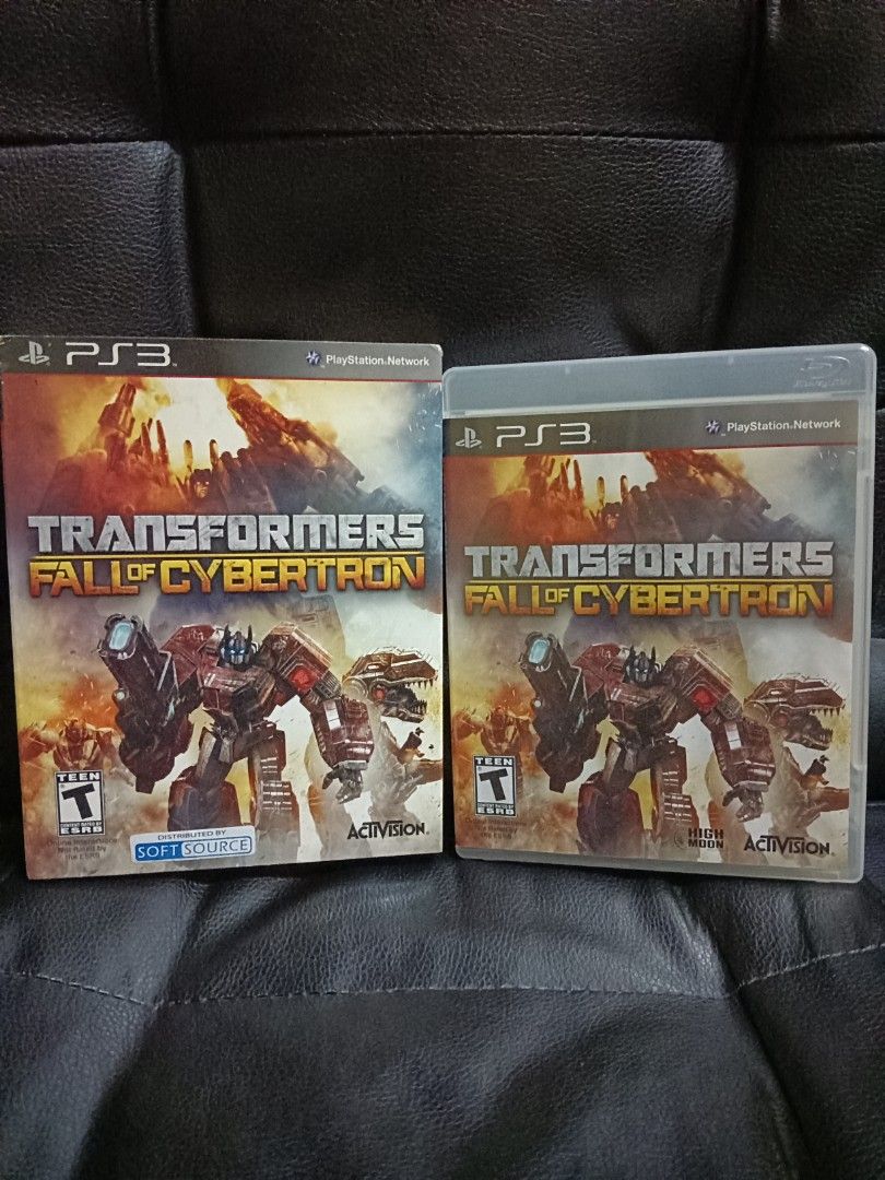 PS3 Transformers Fall of Cybertron w/ Slip Cover RARE, Video Gaming ...