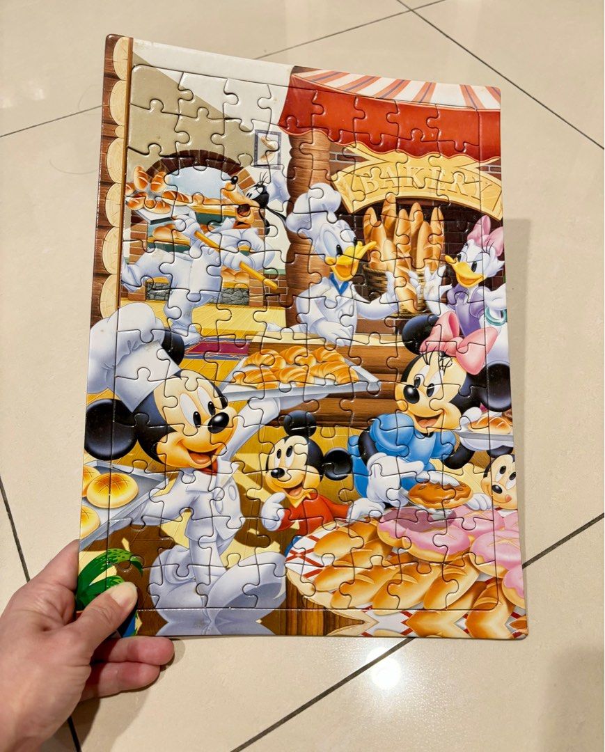 Puzzle Mickey Minnie Mouse & Gang in the Bakery, Hobbies & Toys, Toys ...
