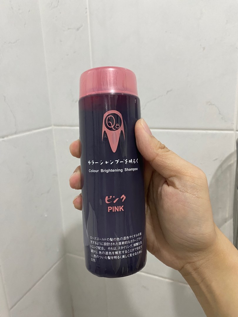 Q8 Colour Brightening Shampoo PINK, Beauty & Personal Care, Hair ...