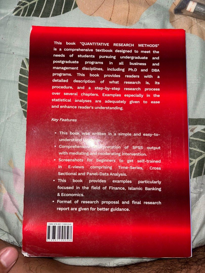 Quantitative Research Method (MGT646) UITM, Hobbies & Toys, Books ...