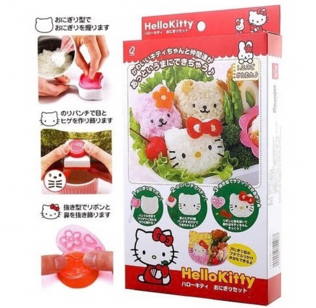 Rice Mould Hello Kitty Rabbit set, Everything Else on Carousell