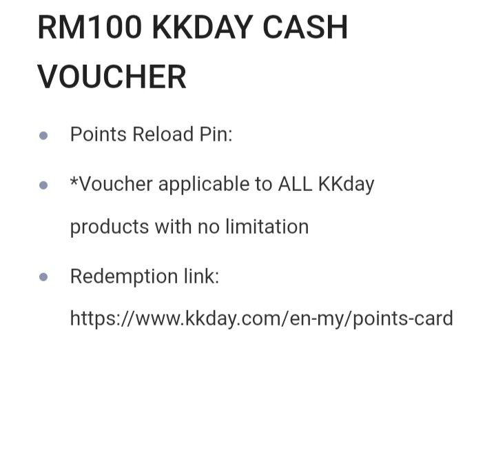 RM100 KKDAY CASH VOUCHER only rm35, Tickets & Vouchers, Vouchers on ...