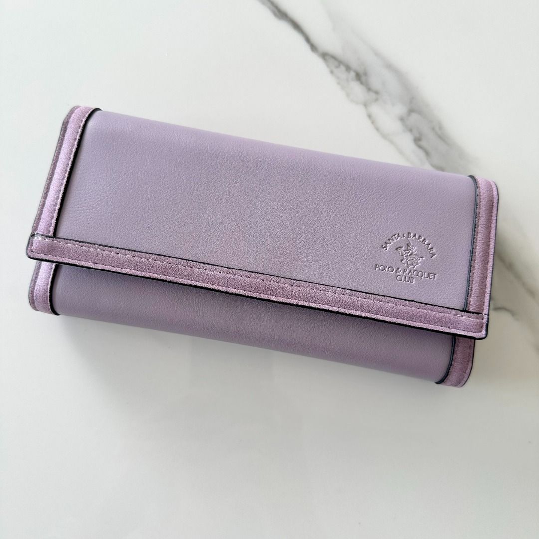 Santa Barbara Polo & Racquet Club Ladies Wallet #162 with Border Trim ...