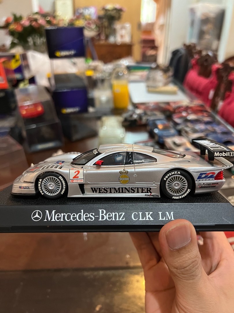 Scalextric Mercedes CLK LM Slot Car, Hobbies & Toys, Toys & Games on ...