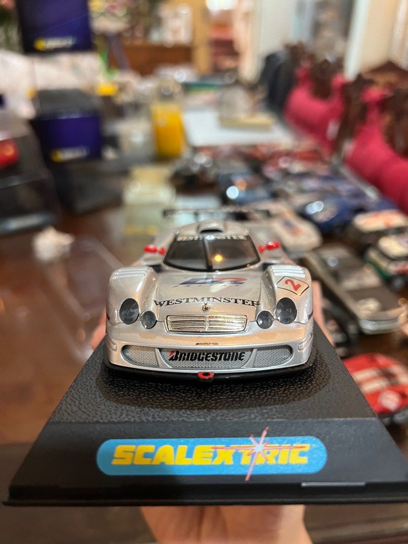 Scalextric Mercedes CLK LM Slot Car, Hobbies & Toys, Toys & Games on ...