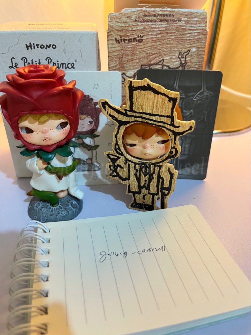 SET hirono rose & poet popmart, Hobbies & Toys, Toys & Games on Carousell
