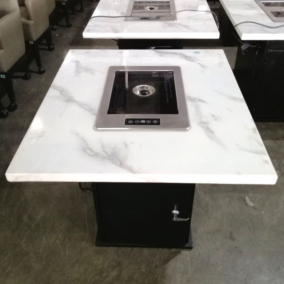 Shabu Shabu Table Marble Top, Furniture & Home Living, Kitchenware ...