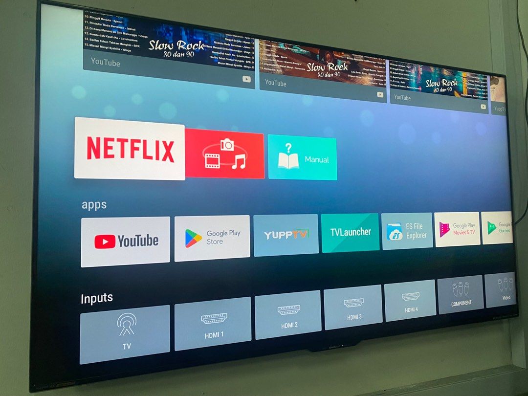 Sharp 60 Inch Android 4k Tv ( Display Unit), TV & Home Appliances, TV ...