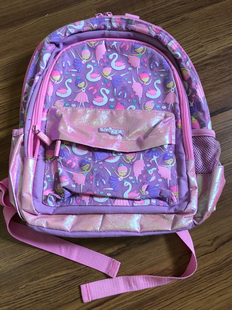 Smiggle Ballerina Swan Junior Backpack, Babies & Kids, Babies & Kids ...