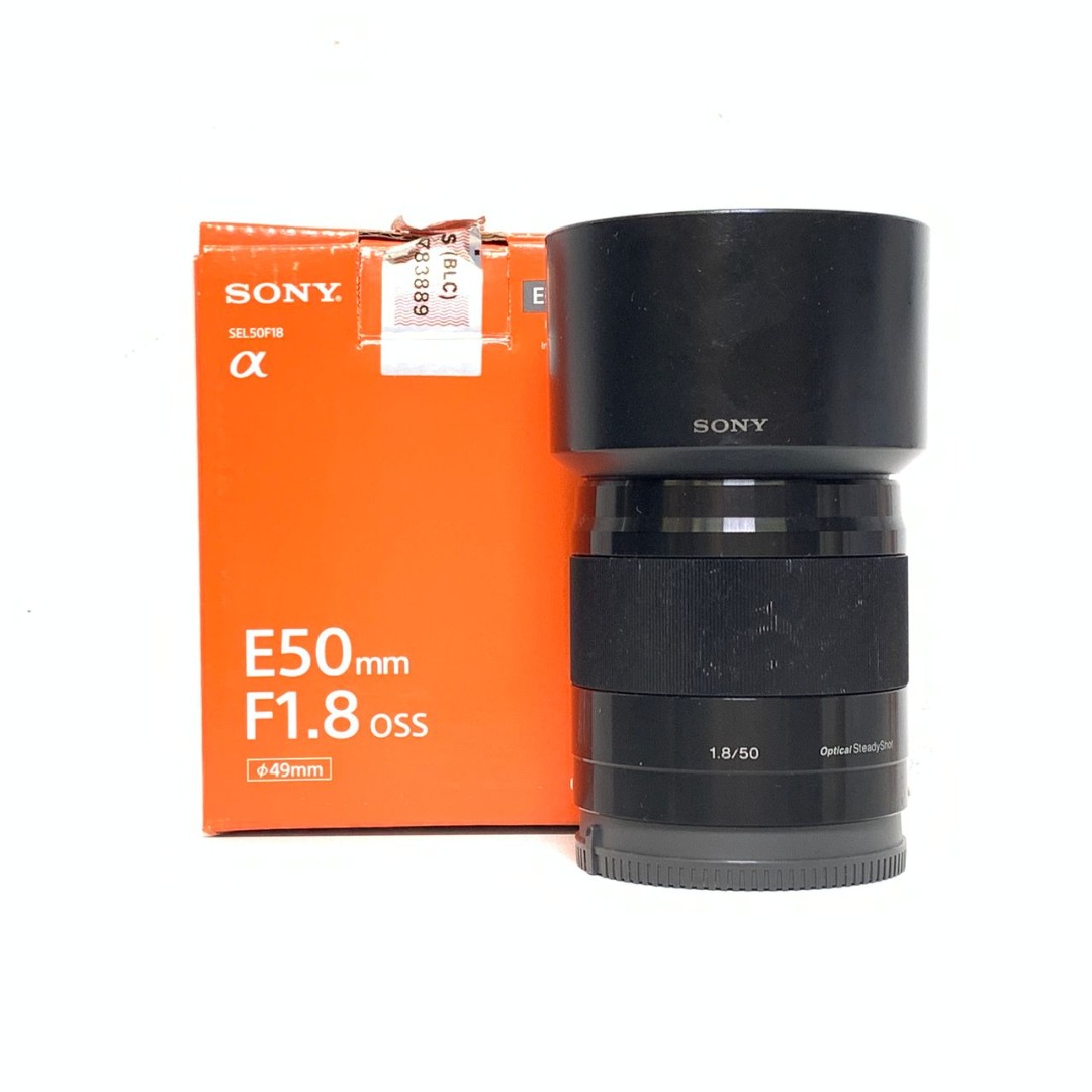 Sony E 50mm F1.8 OSS Lens (98% Like New with Box), Photography, Lens ...