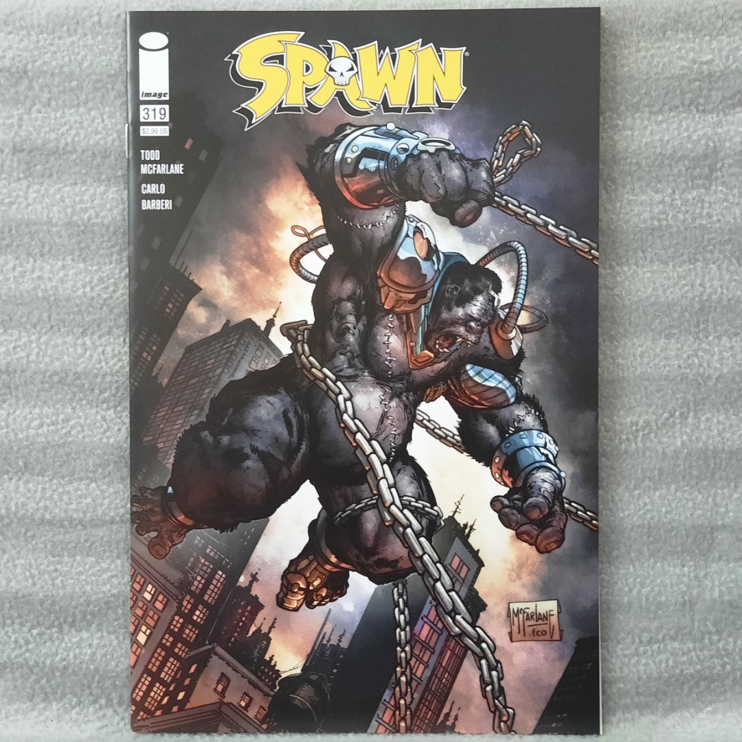 Spawn #319 Todd McFarlane Variant (Image Comics) Carlo Barberi, Hobbies & Toys, Books ...